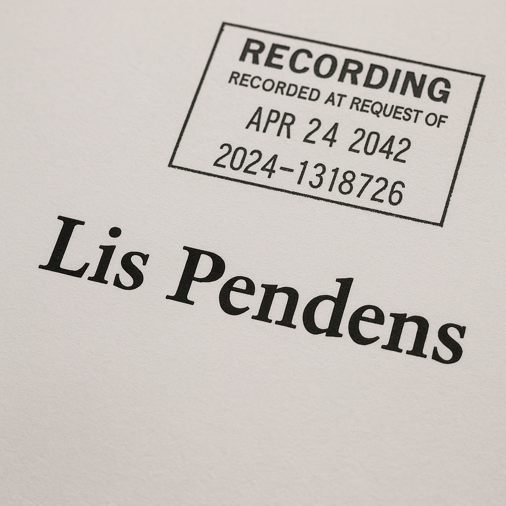 Notices of Lis Pendens in Arizona Trust & Estate Litigation